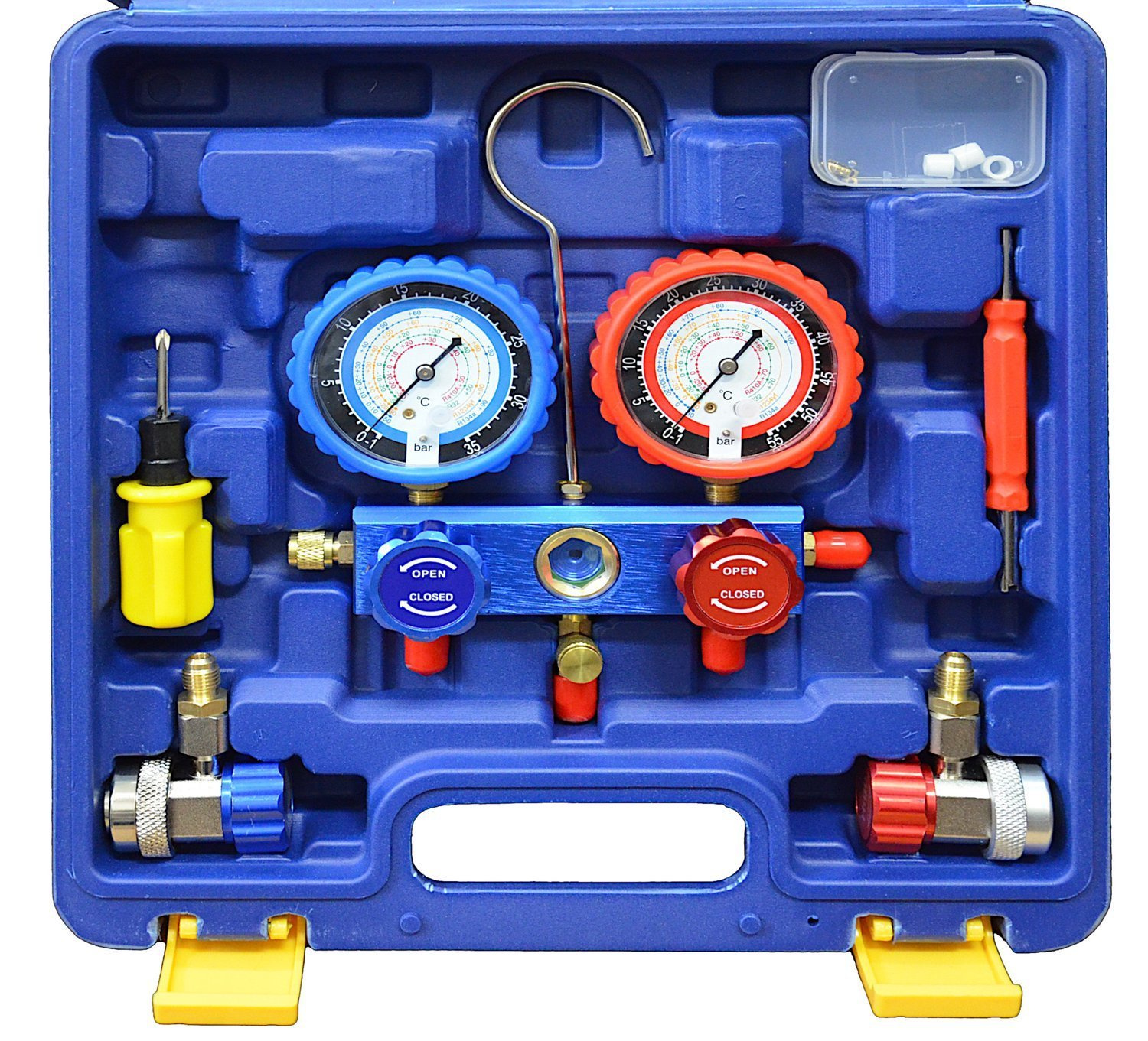 Manometry chłodnicze 55 bar do klimatyzacji na czynnik R134a, R1234YF ...
